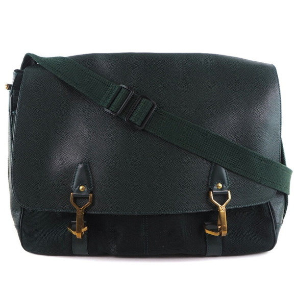 Louis Vuitton | Bags | Louis Vuitton Delsoo M364 Taiga Epicea Green ...